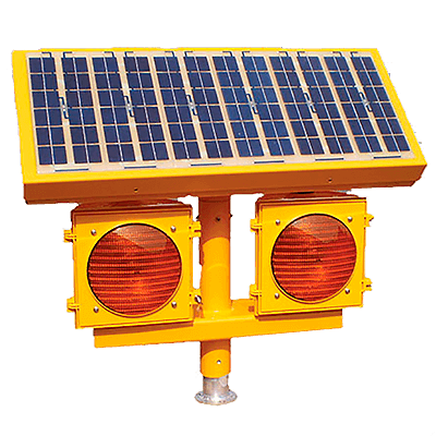 Solar LED Runway Guard Light (RGL) - Flight Light Inc.