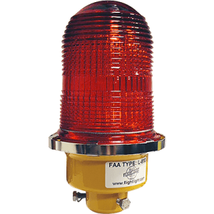L-810 Incandescent Red Obstruction Light - Flight Light Inc.