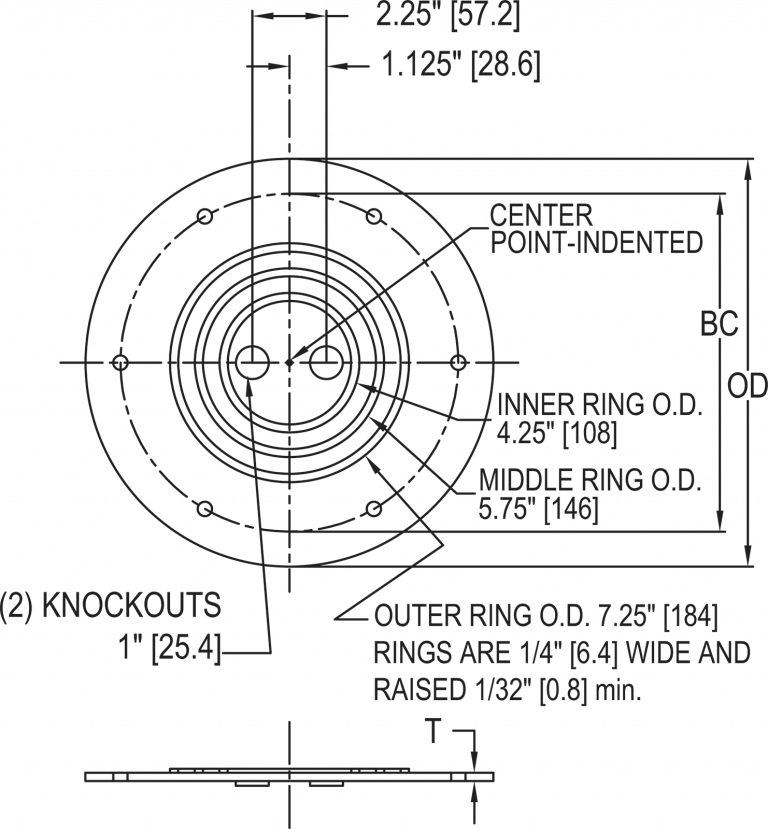 FAA L-867/L-868 Mud Plate - Flight Light Inc.