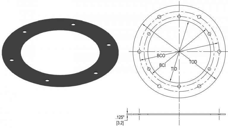 FAA L-867 Class 1A Light Base - Flight Light Inc.