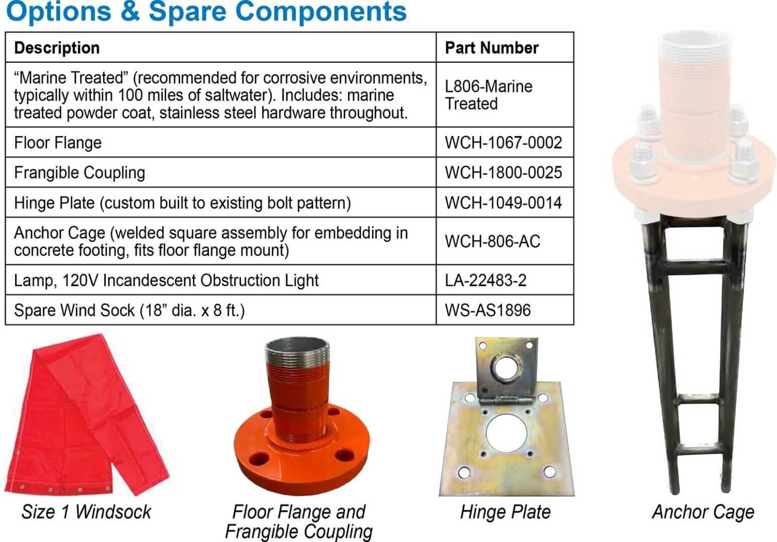 WCH Series Wind Cone AC and Solar Powered L-806 (Frangible) - Flight ...